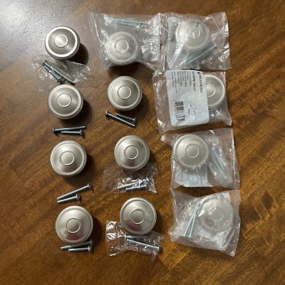 Lot Of 12 Satin Nickel 1-3/4” Cabinet Knob Brainerd Jackson Round ...