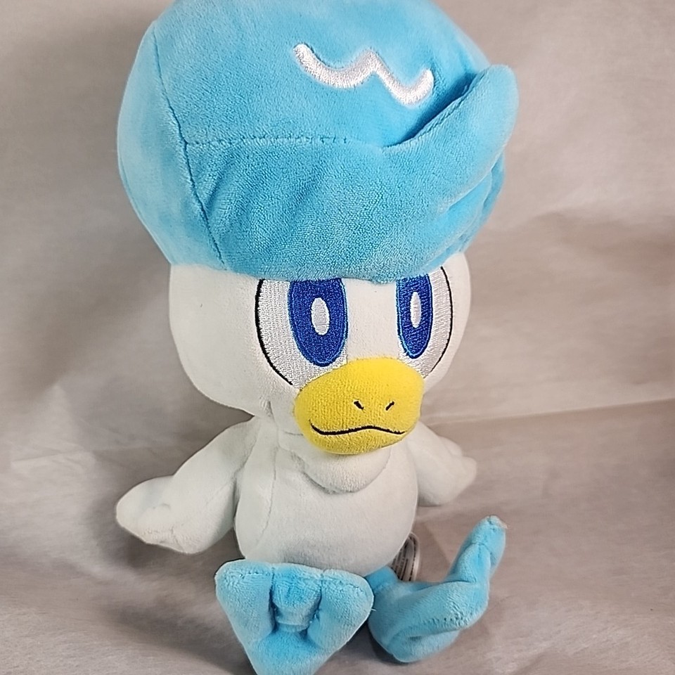 Jazwares Pokemon QUAXLY Plush Stuffed Animal 9" 2024 Nintendo Duck ...
