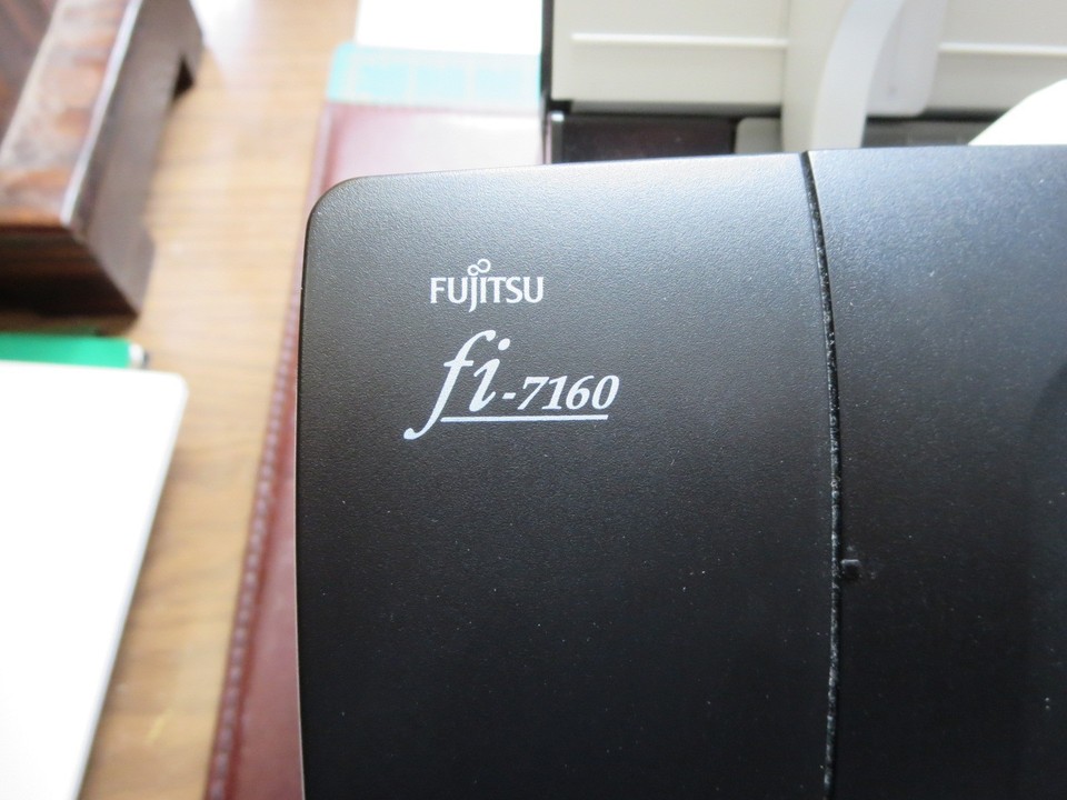 Fujitsu fi-7160 scanner PA03670-B055 with Power adapter and USB 3 cable ...