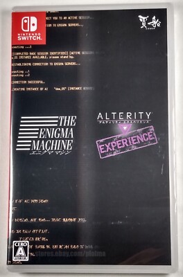 THE ENIGMA MACHINE & ALTERITY EXPERIENCE New NINTENDO SWITCH Game JP ...