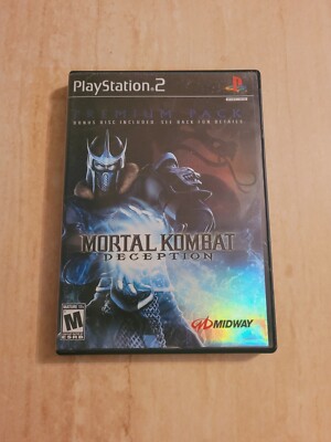 Mortal Kombat Deception Premium Pack Sub Zero PS2 PlayStation 2 No ...