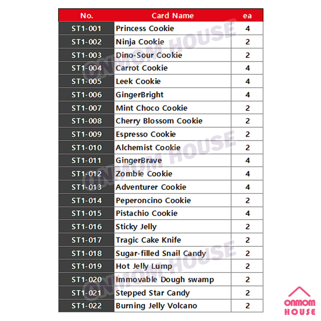 Cookie Run Braverse TCG Starter Deck 3 Styles Trading Card Game Korean ...