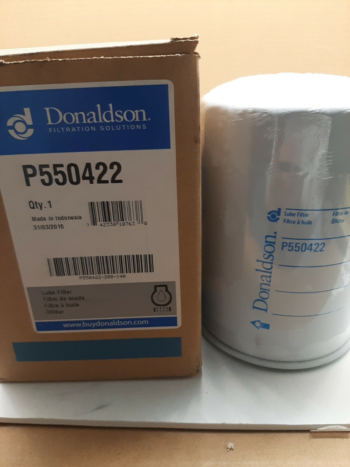 DONALDSON P550422 - cross reference oil filters | oilfilter ...