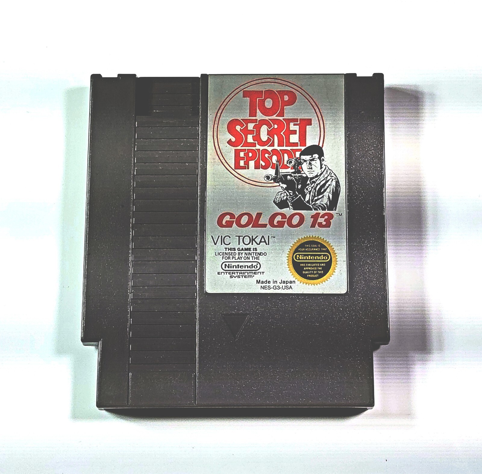 Golgo 13: Top Secret Episode 3 Screw Cart (NES, 1988) Used Authentic ...