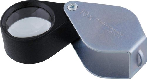 Eschenbach inspection loupe folding metal magnifier 8x magnification ...