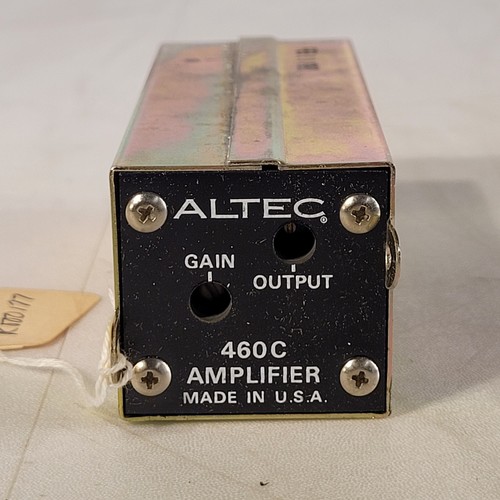 Altec 460C Amplifier Gain and Output Jack 11-pin Tube Socket Lansing | eBay