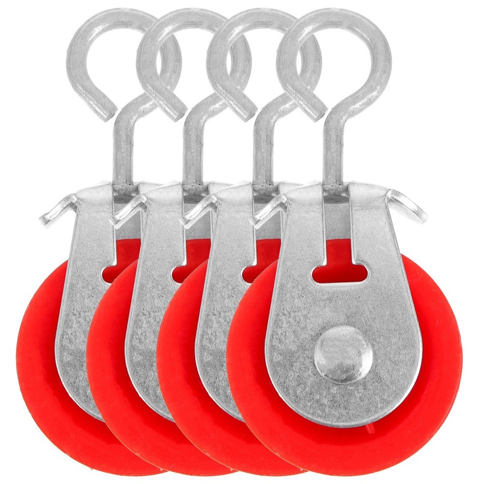 4 Pcs Small Pulley Universal Hanging Greenhouse Vent Connector for ...