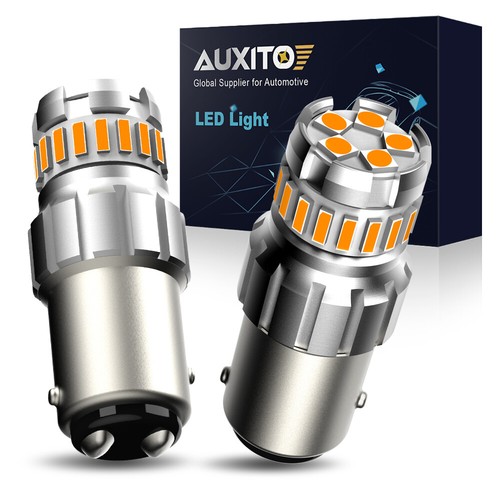 AUXITO 1157 7528 Amber Yellow 23SMD LED Front Turn Signal DRL Parking ...