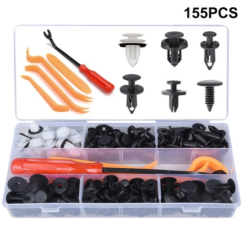 155pcs Easy Install Car Retainer Clip Set Mounting With 5 Tools Door ...