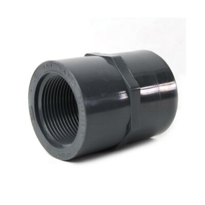 Thrifco Plumbing 8213770 1-1/4 Inch Threaded x Threaded PVC Coupling ...