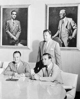 Henry Ford II with Brothers Benson and William 1955 Photo | eBay