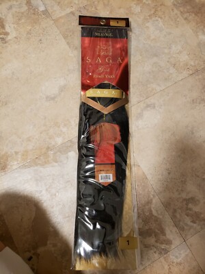Shake-N-Go Saga Gold Remy Human Hair Yaky 12" long Color #1 | eBay