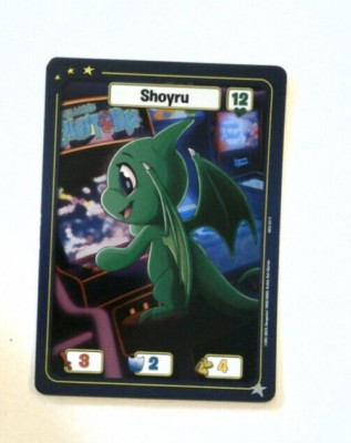 Neopets Battledome TCG GREEN SHOYRU Foil GenCon 2024 Exclusive Promo ...