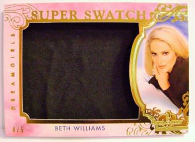 BETH WILLIAMS SUPER SWATCH MEN'S SHIRT DREAMGIRLS 4/5 BENCH WARMER 2018 ...