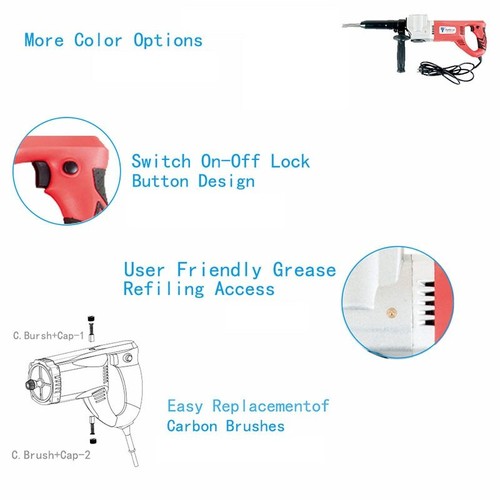 TD-32E 550W Needle Derusting Gun Hand-Held Marine Rust Removal Machine ...