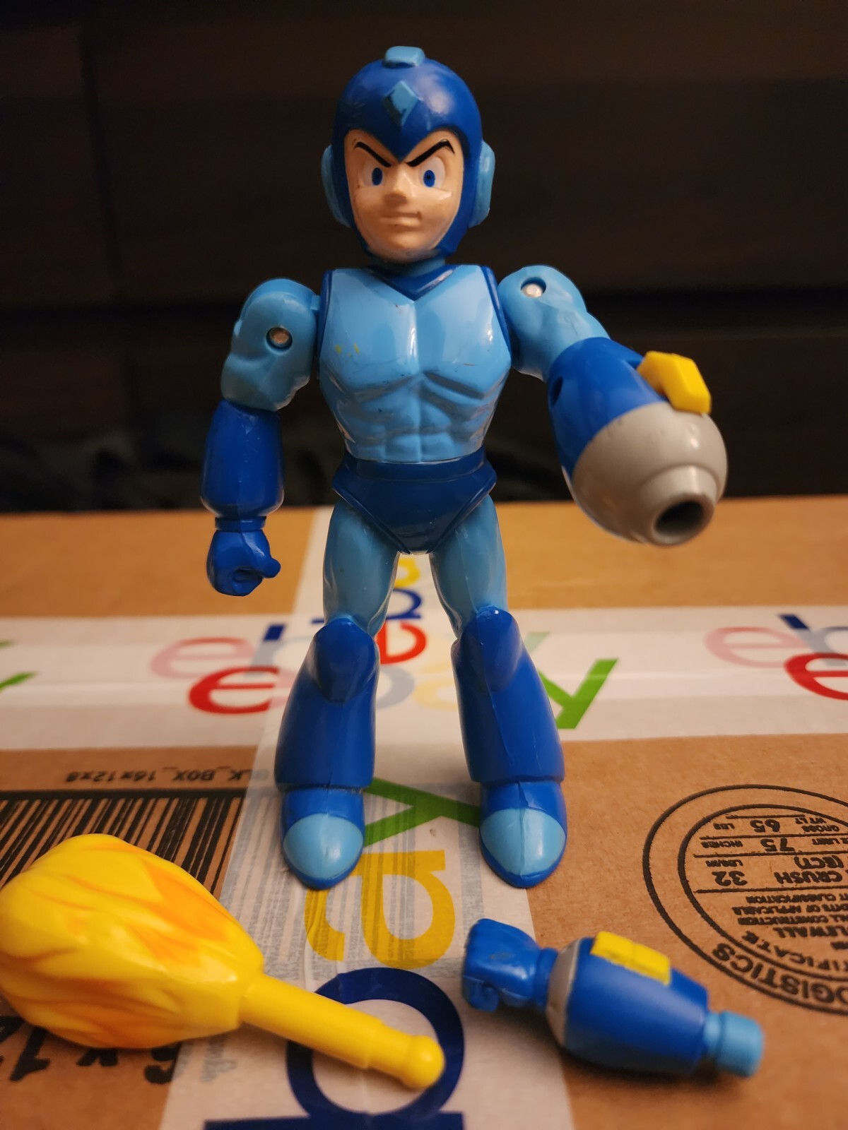 Mega Man 1994 Bandai Vintage Action Figure Used Collectible Nintendo ...