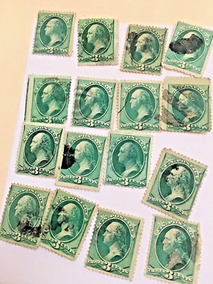 US-Stamp-Scott-136 LOT OF 16 USED 2ND SET | eBay