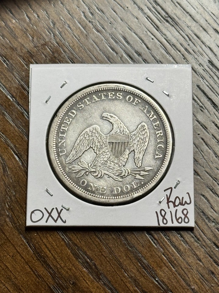 1847 Seated Liberty Silver Dollar XF Extra Fine U.S. $1 Type Coin ...