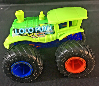 Hot Wheels Monster Truck LOCO PUNK Green 1:64 Scale EUC | eBay