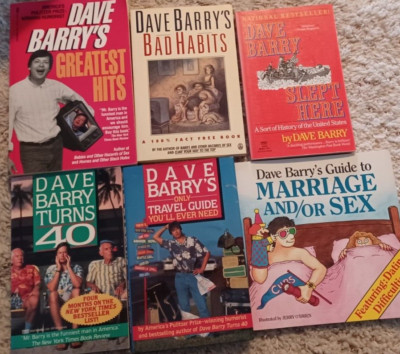 Dave Barry's Guide to Marriage and/or Sex - paperback (Lot of 6 Dave ...