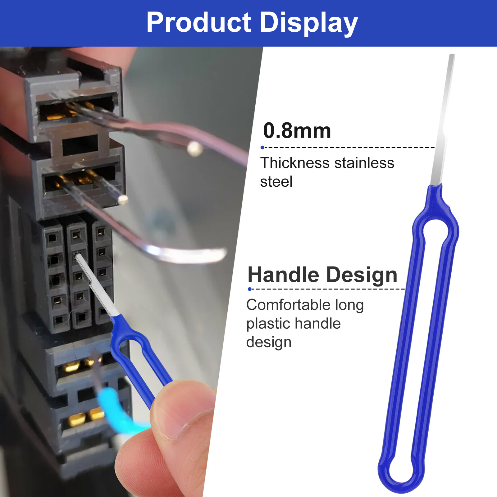41x Pin Extractor Tool Terminal Ejector Connector Removal Kit w ...