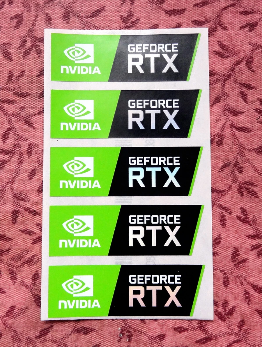 Graphics Nvidia Geforce RTX 3080 Label Aufkleber Sticker, 53% OFF