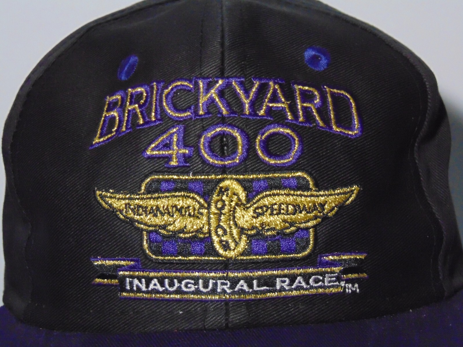 1990s 1994 Vintage NASCAR Brickyard 400 Logo 7 Snapba… - Gem