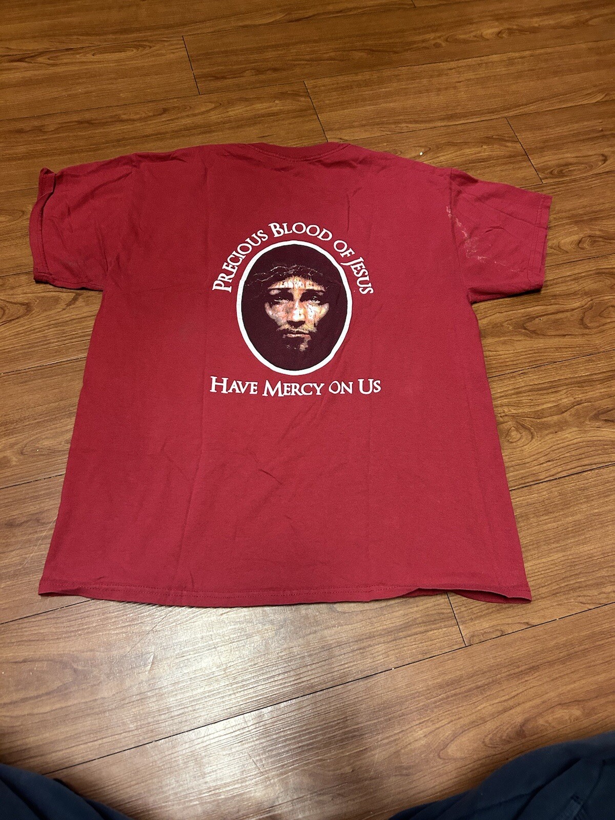 Vintage Y2K Blood Of Jesus Religious Christian T Shir… - Gem