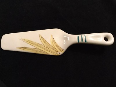 Ceramic Cake Server Signed On Back | eBay