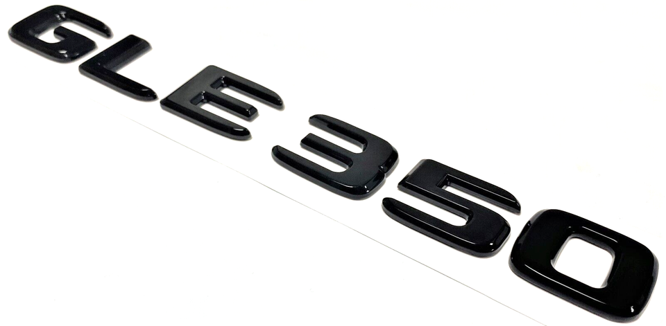 #2 GLE350 BLACK REPLACEMENT FOR MERCEDES REAR TRUNK EMBLEM BADGE ...