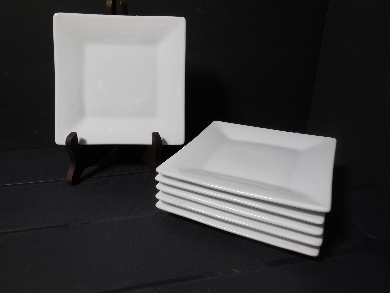 Set of 6 Crate & Barrel Court 6" Appetizer Plates (J15) | eBay