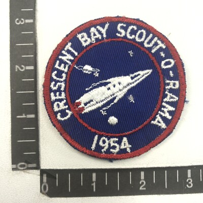 Vtg Outer Space Ship Rocket 1954 CRESCENT BAY SCOUT-O-RAMA Boy Scouts ...