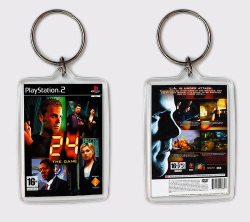 24 THE GAME PLAYSTATION 2 PS2 KEYRING KEYCHAIN | eBay