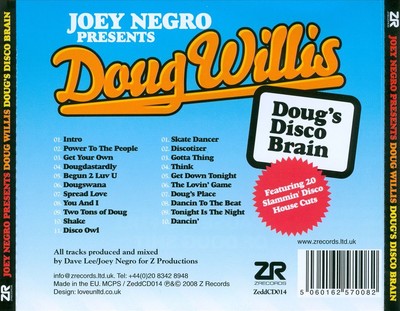 DOUG WILLIS - DOUG'S DISCO BRAIN NEW CD 5060162570082 | eBay UK