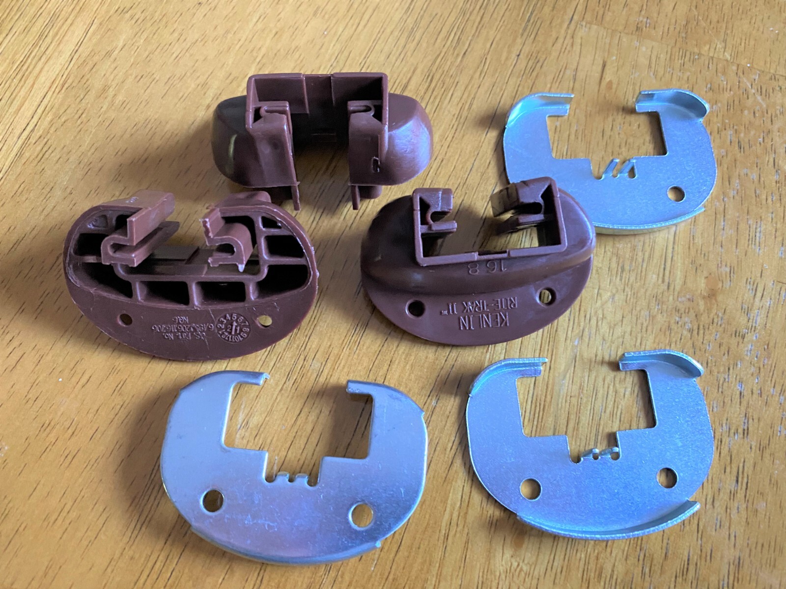 Set of 3 Kenlin Rite Trak II Drawer Guide Glide 168 Metal USPS tracking ...