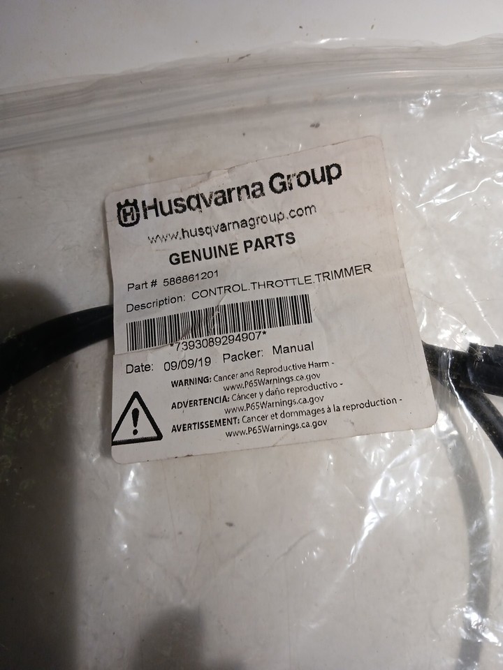 husqvarna control throttle | eBay
