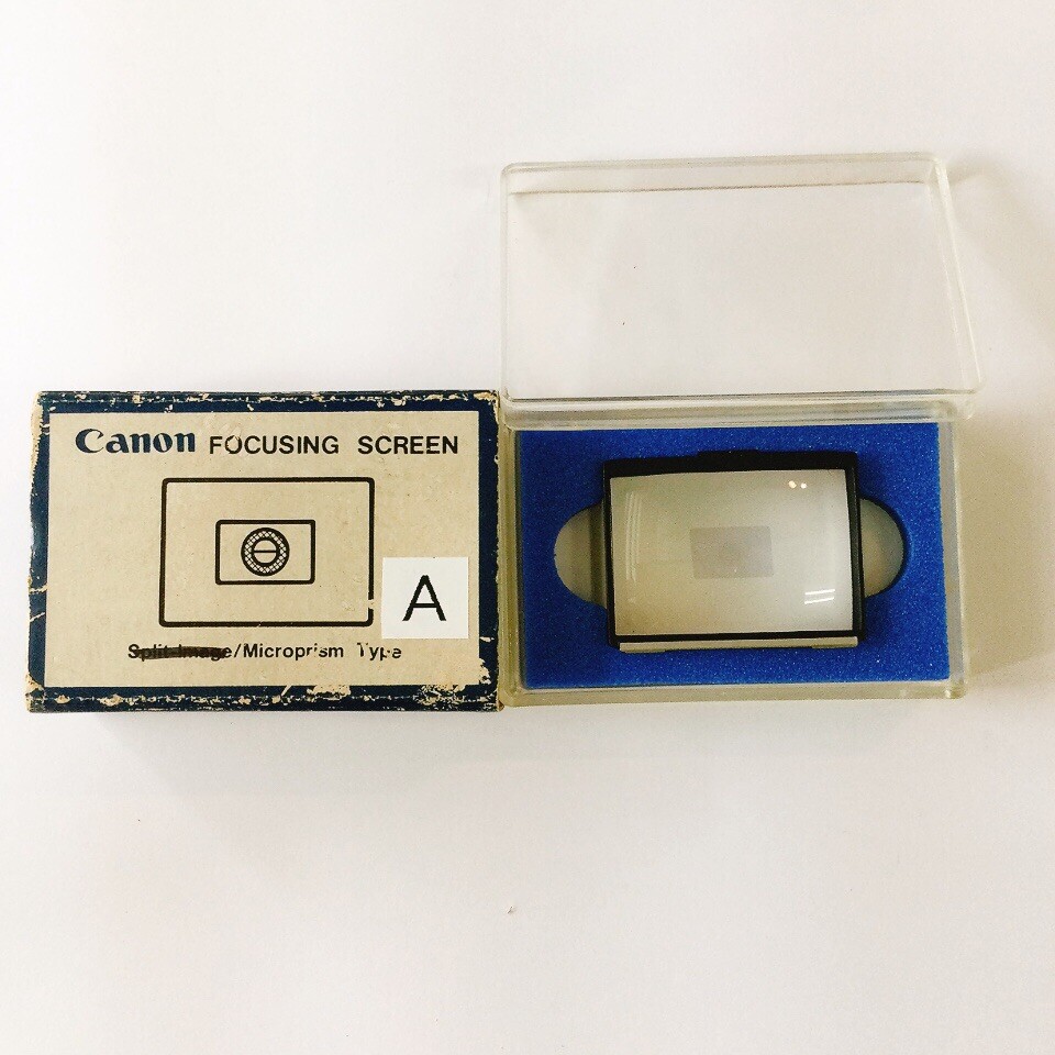 Canon Focusing Screen For F-1 Type A Micro Prism + English Instructions ...