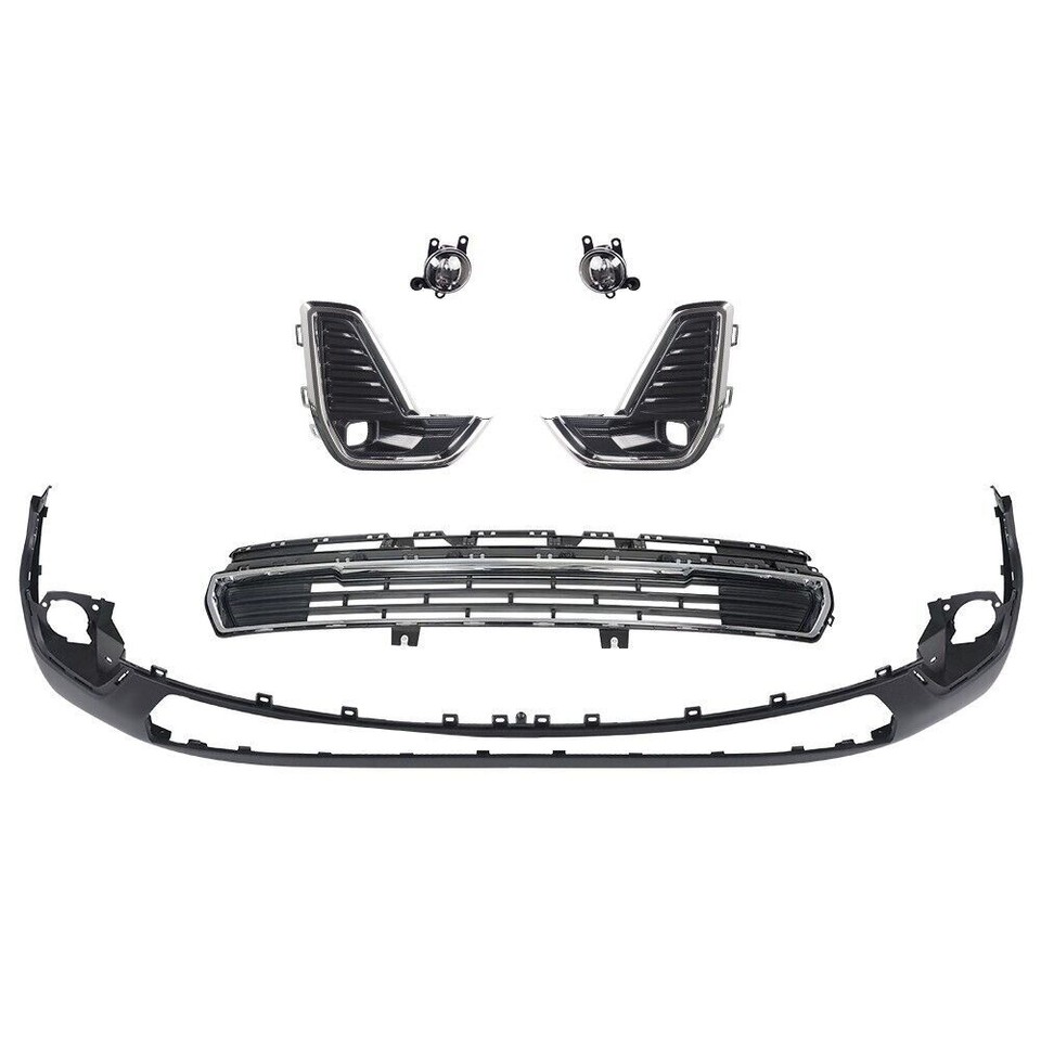 2020/2024 Front Bumper Cover Assembly kit Grille Set for GMC Acadia ...