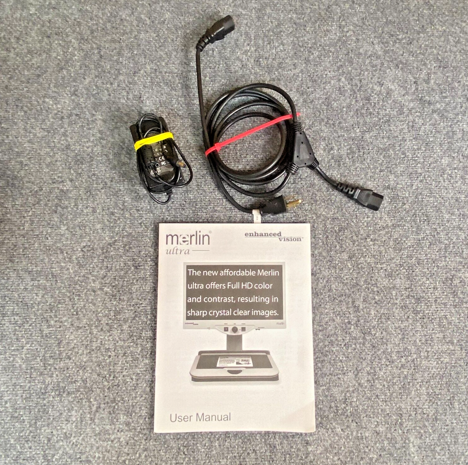 Enhanced Vision 24" Merlin Ultra Full HD Video Magnifier-Broken Monitor ...