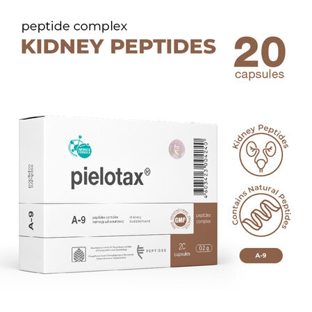 Khavinson Peptides & Bioregulators 20 Caps-Visoluten, Taxorest ...