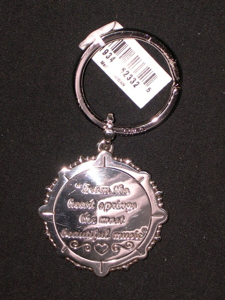 Brighton DEVOTION MUSIC Keychain Key FOB Harp Strings La Musique - NWT ...