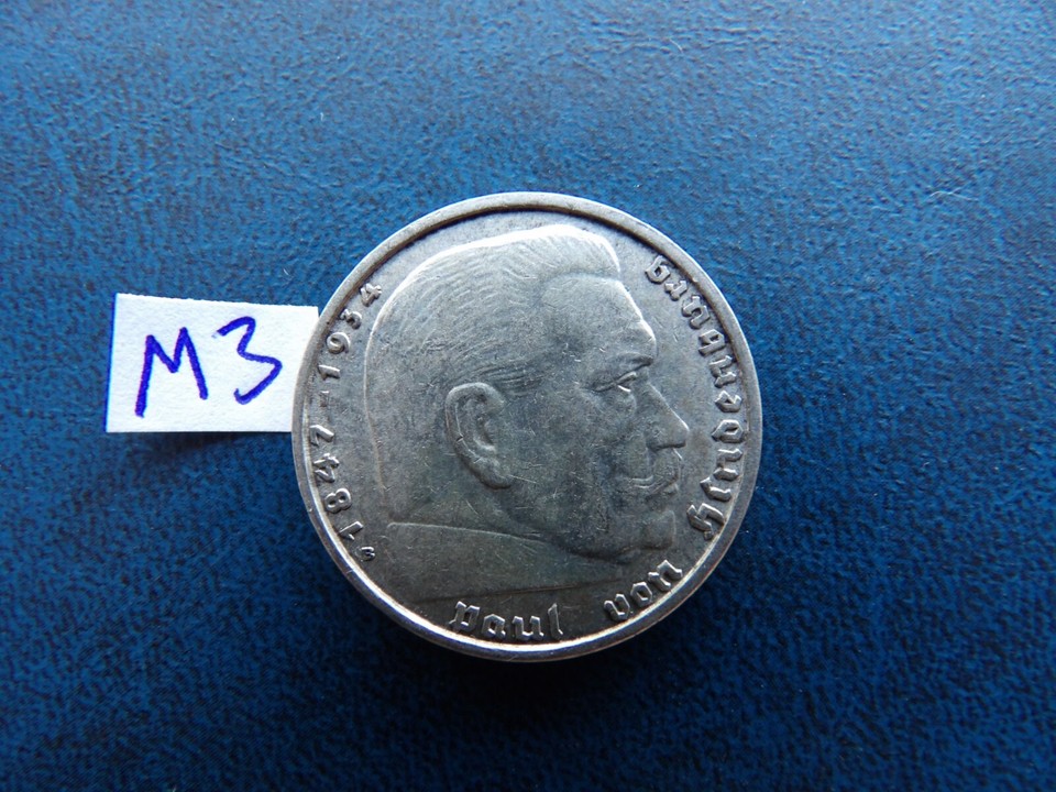 Germany 1939 silver coin 2 Reichsmark mark B Vienna with swastika M3 | eBay