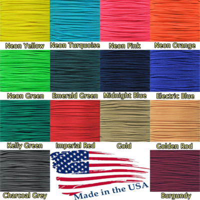 Tactical 5-Strand Nylon Core 275lb Tensile Strength Paracord Rope 3/32 ...