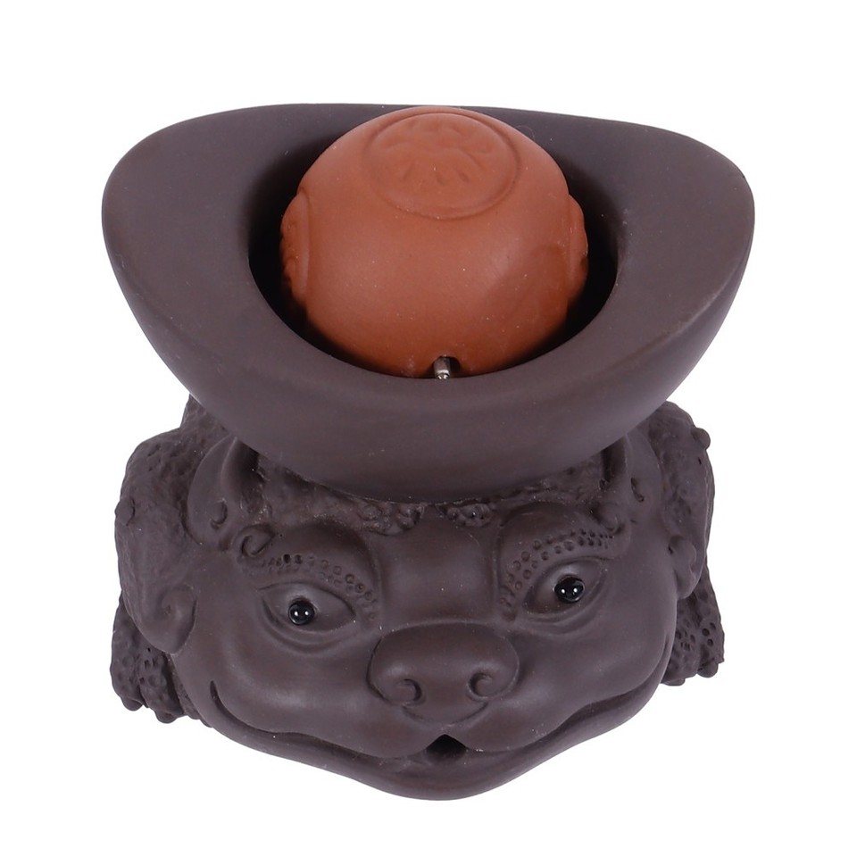 Purple Sand Cat Tea Pet Decoration Handmade Zisha Water Tray Chinese ...