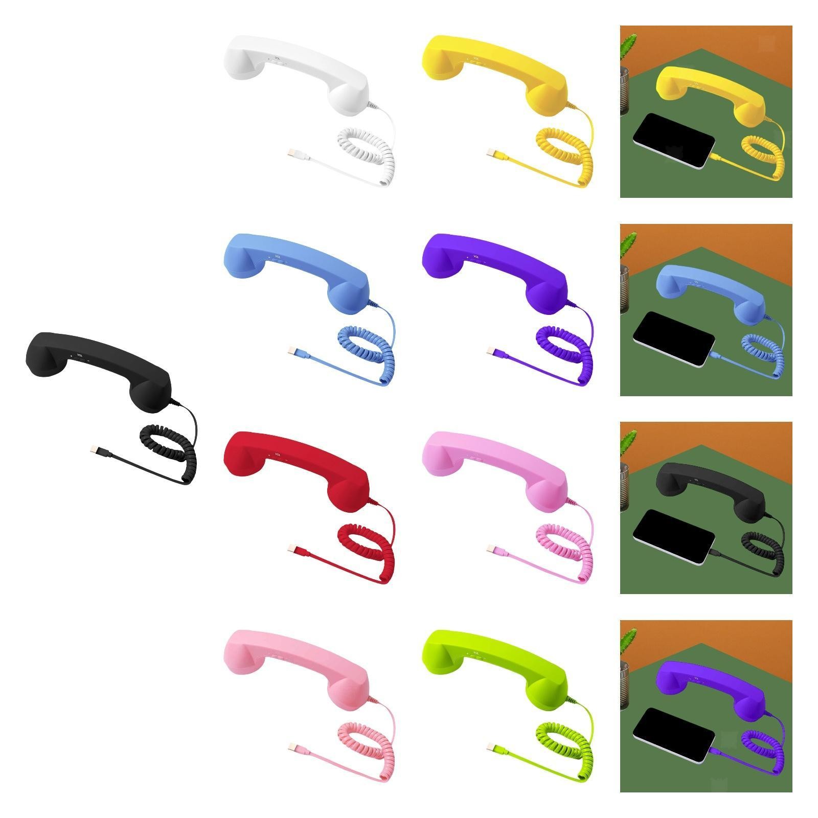 Retro Phone Handset Volume Control Telephone Handset for Meetings ...