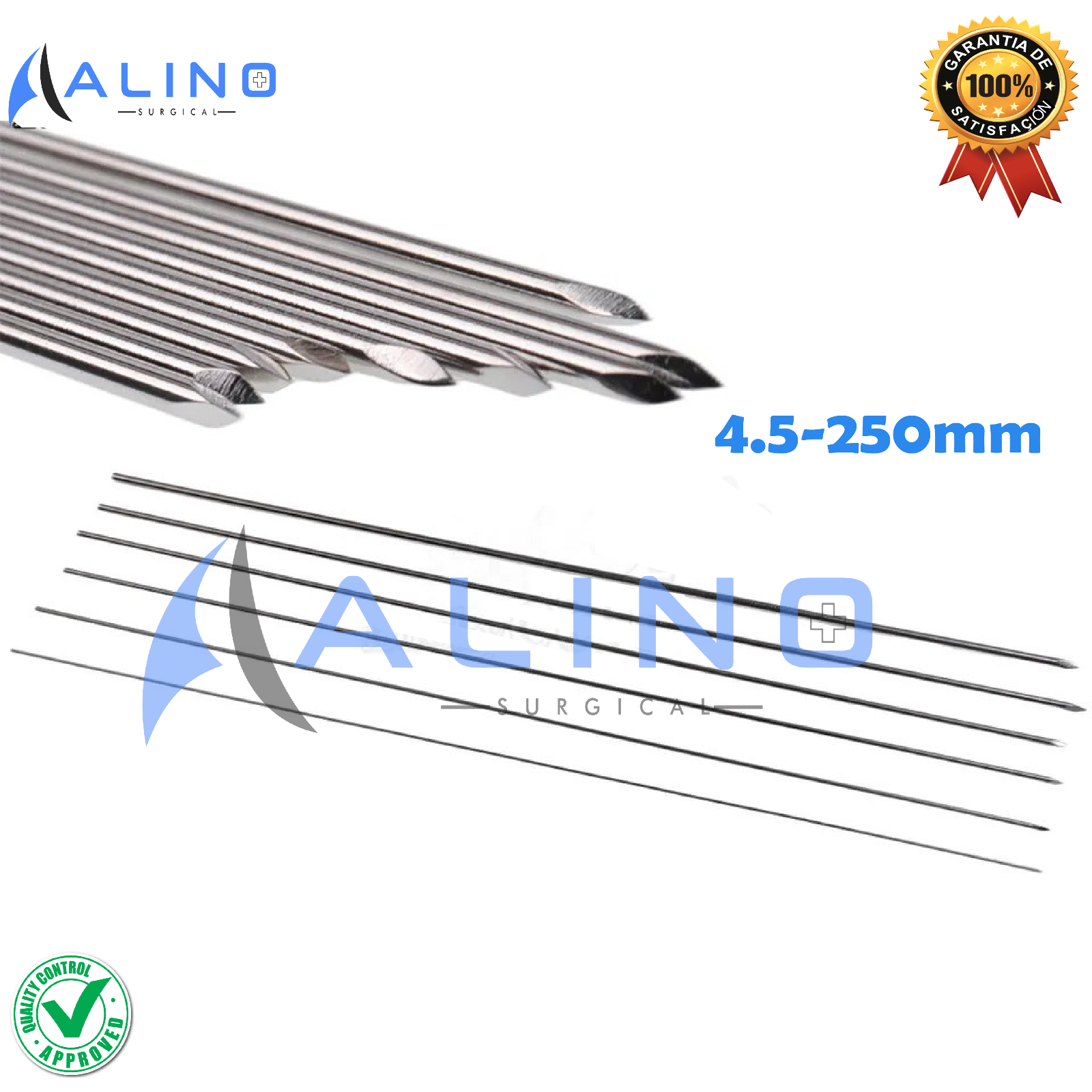 Steinmann Pins Set of 100 PCS High Quality Instruments Double Ended K ...