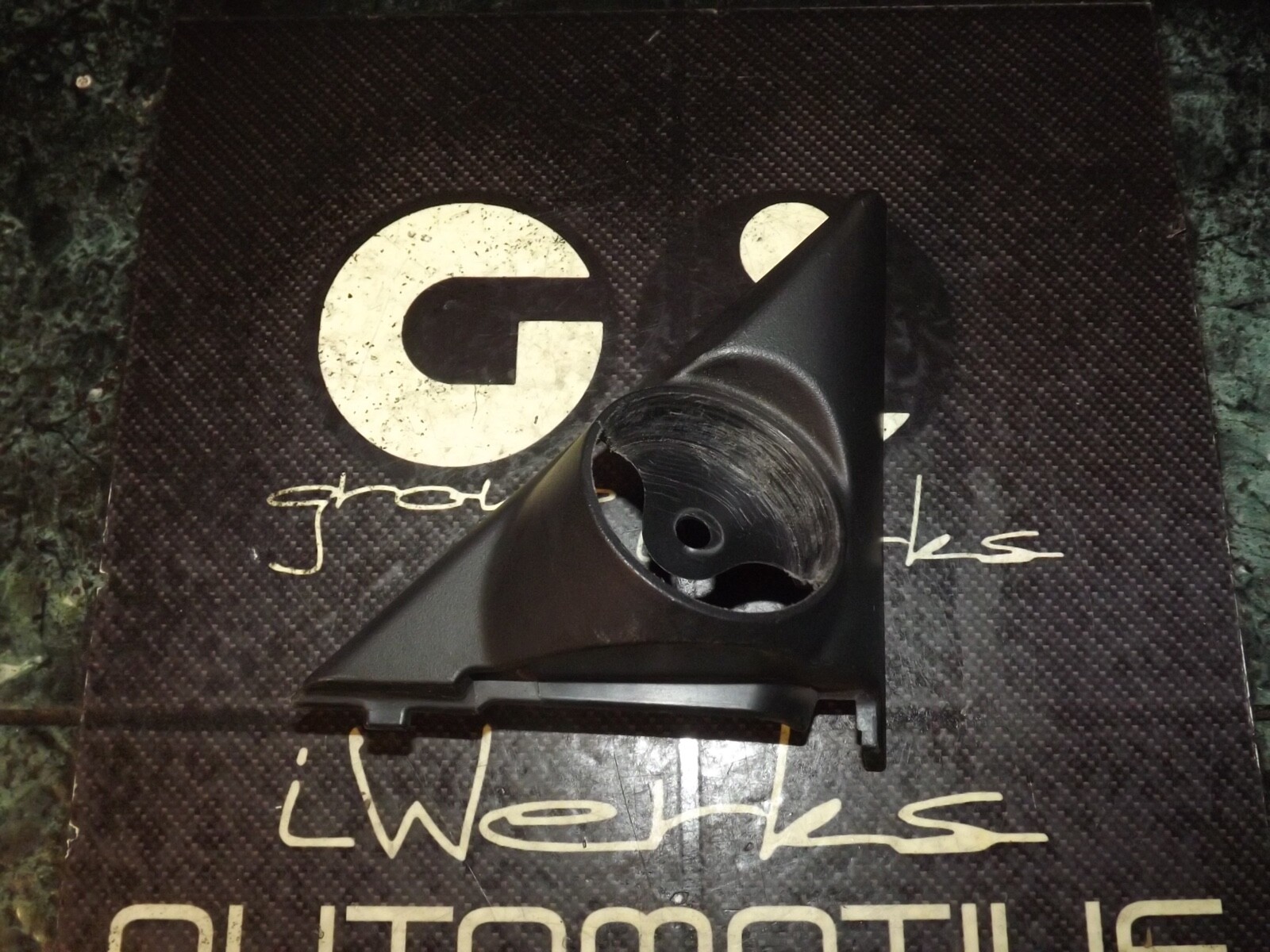 01-05 OEM Honda Civic EM2 coupe passenger power mirror tweeter garnish ...