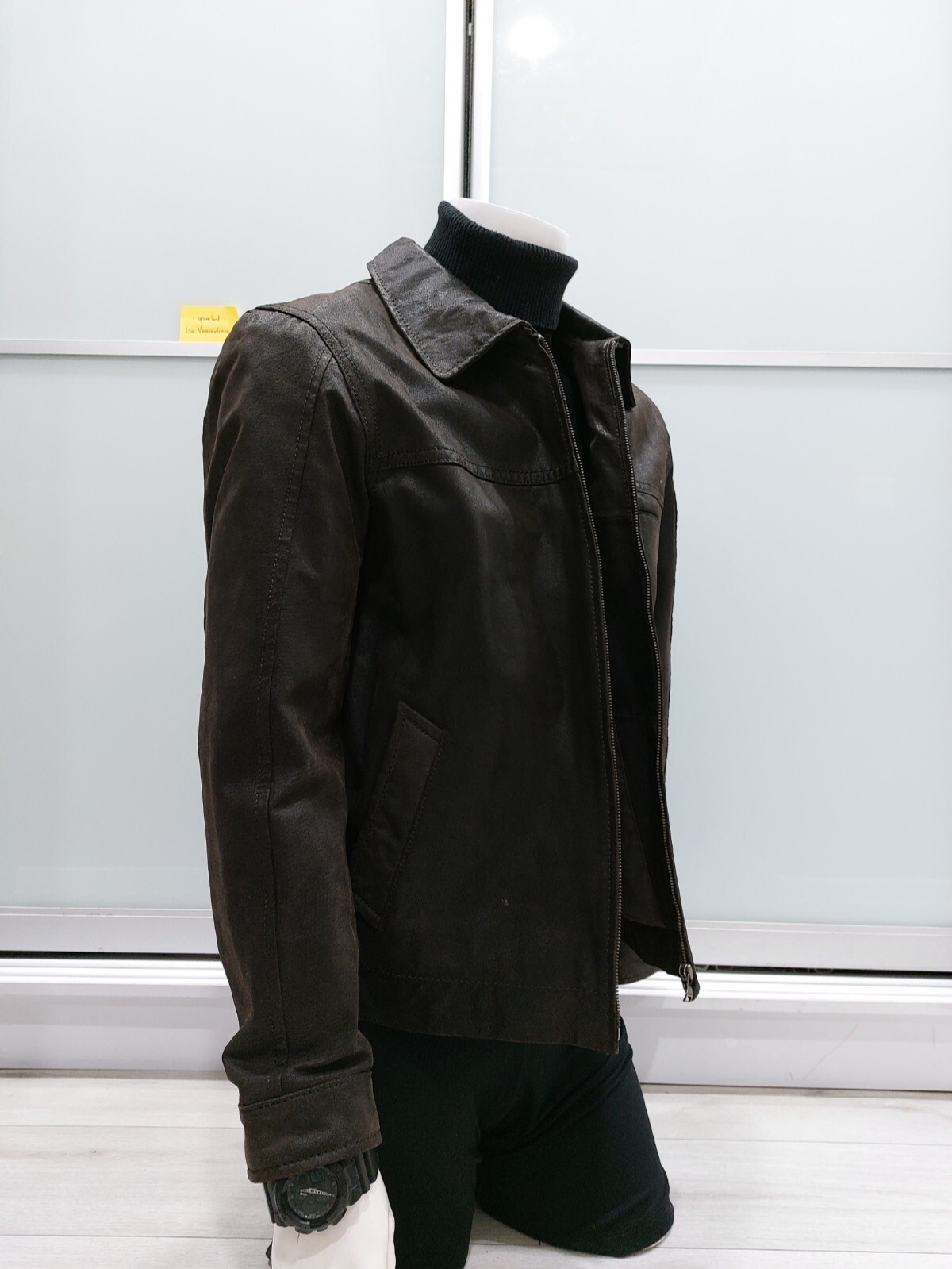 Men C&A Canda Men Pig Split Leather Jacket | eBay