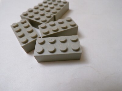 Mega Bloks x11 Light Gray 2x4 Bricks (021-47) | eBay