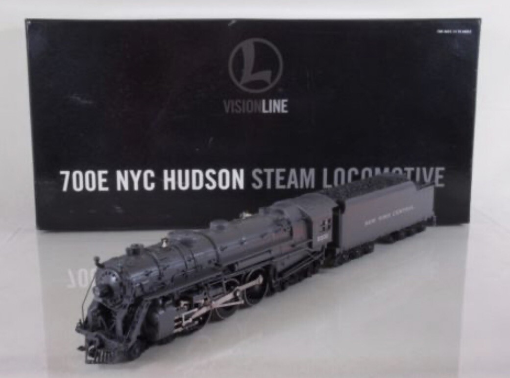 LIONEL VISION LINE 700E NEW YORK CENTRAL HUDSON GREY STEAM ENGINE 6 ...
